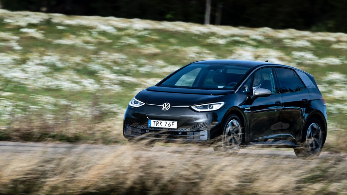 Elbilen VW ID.3 - mest sålda bilen i december
