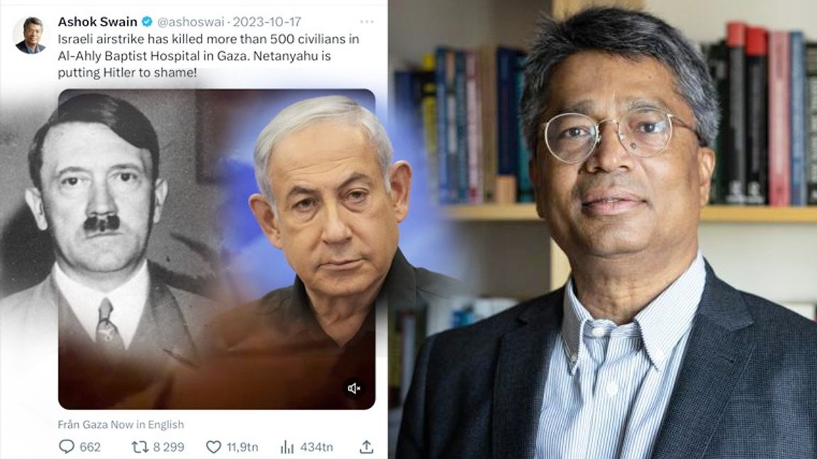 Uppsalaprofessor: Netanyahu överträffar med råge Hitler