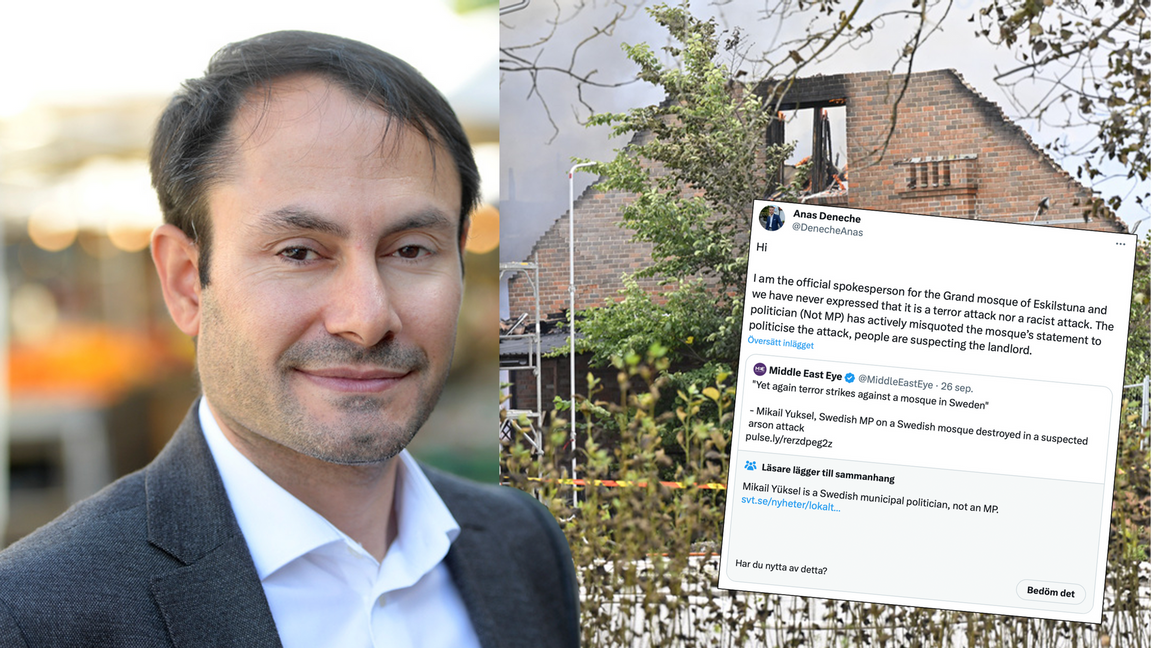 Skarp kritik mot Yüksel efter moskéuttalande: ”Aktivt felcitat” Skarp kritik mot Yüksel efter moskéuttalande: ”Aktivt felcitat”