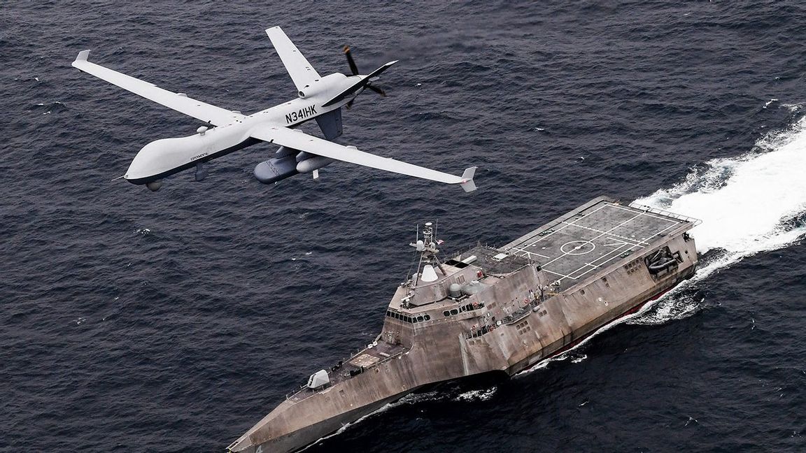 Ryskt stridsflyg tvingade ner amerikansk drönare