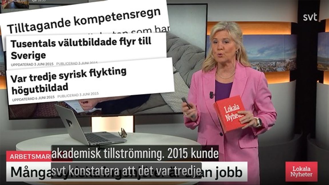 Nu ljuger SVT om ”kompetensregnet” – igen