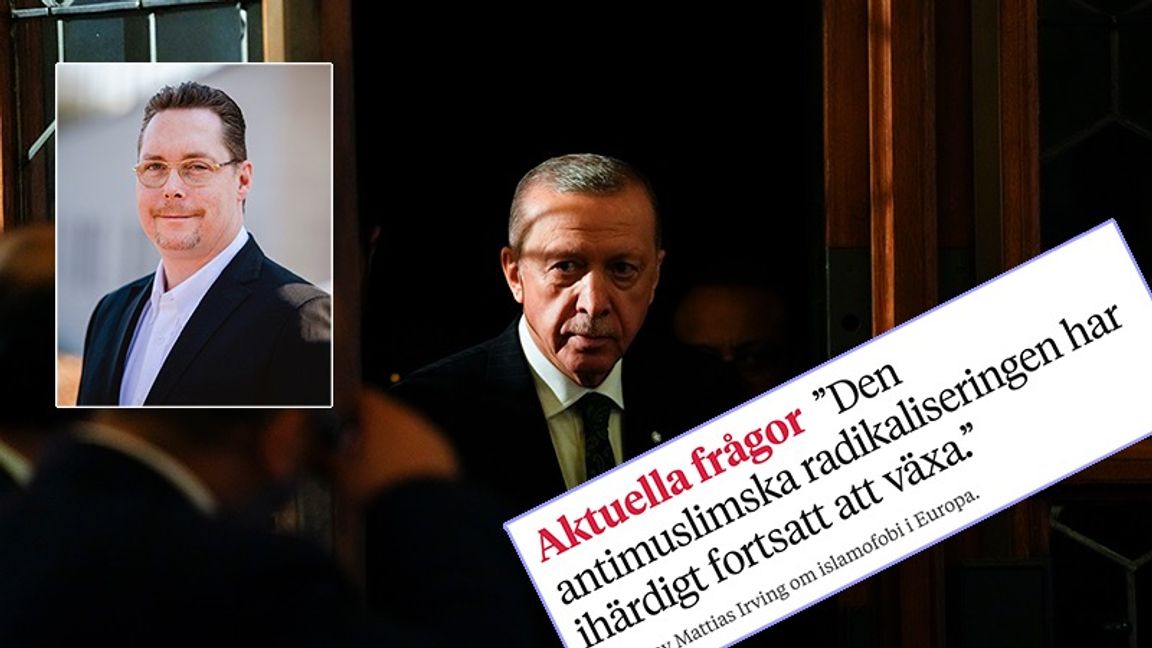 DEBATT: Mattias Irving springer Erdoğans ärenden i Sydsvenskan